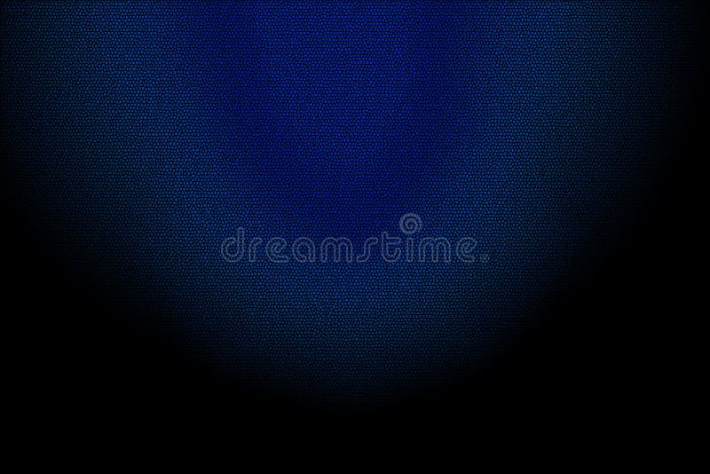 Dull Blurred Navy Blue Light Spot on Dark Black Background Computer ...