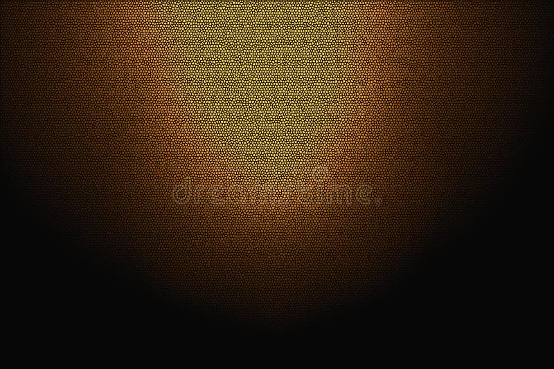 Dull Blurred Yellow Light Spot on Dark Black Background Computer ...