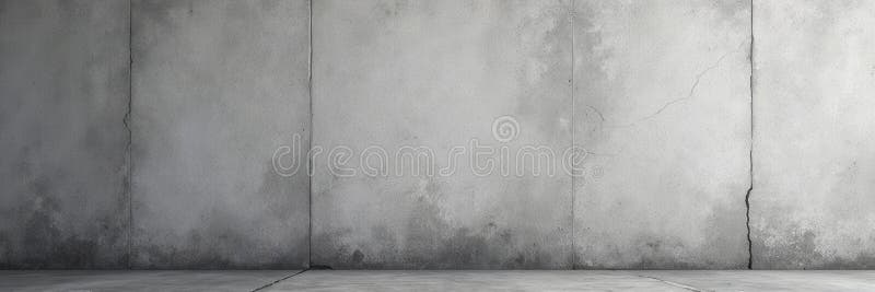 Dull Gray Concrete Wall with Crumbling Mortar Joints, Distressed ...