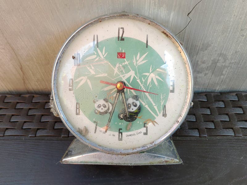An Alarm Clock that Has Been Worn and Dusty Stock Image - Image of ...