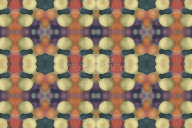 Dull Multicolored Geometric Seamless Pattern Stock Photo - Image of ...