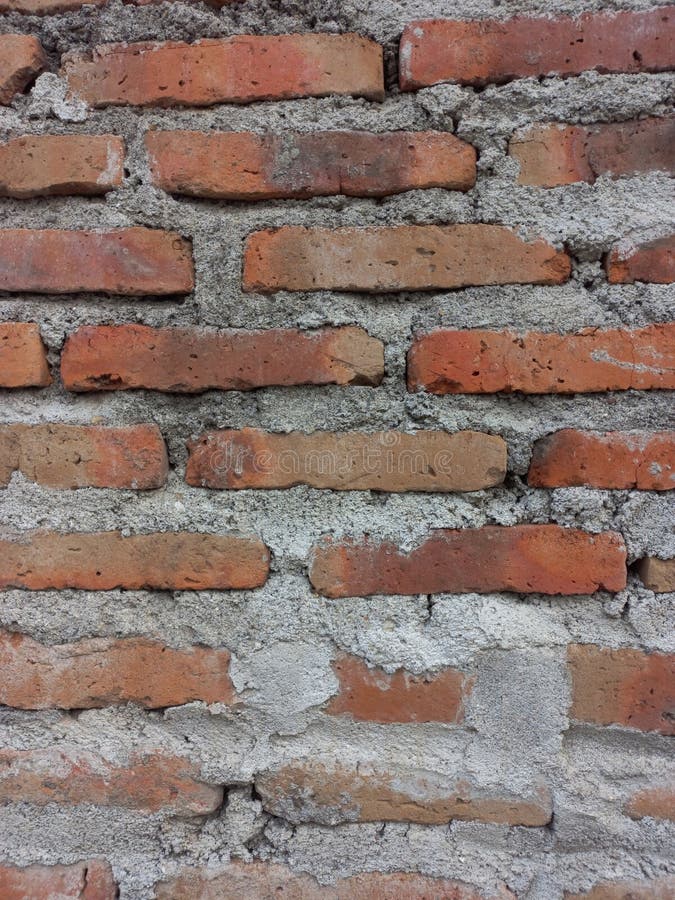The dull red brick wall stock image. Image of brick - 281718435