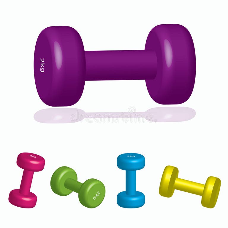 Render Dumbbells Set Stock Illustrations – 417 Render Dumbbells Set ...