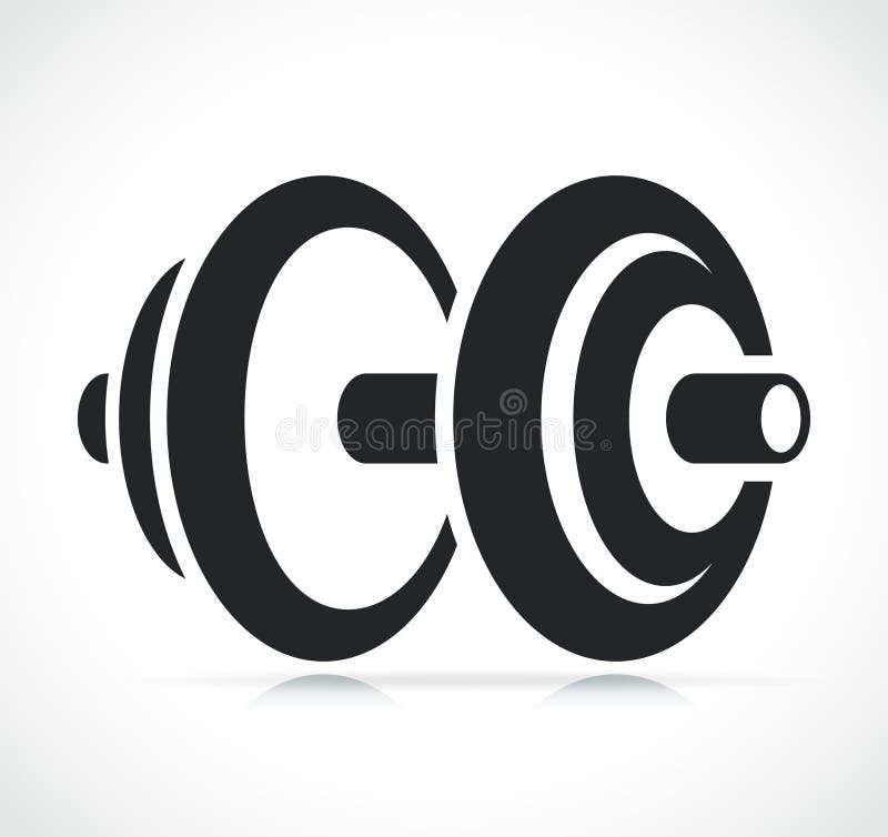 Rod, barbell icon stock illustration. Illustration of bodybuilder ...