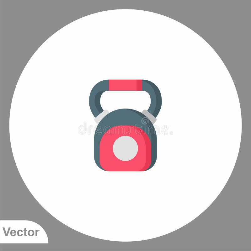 Dumbbell Vector Icon Sign Symbol Stock Vector - Illustration of body ...
