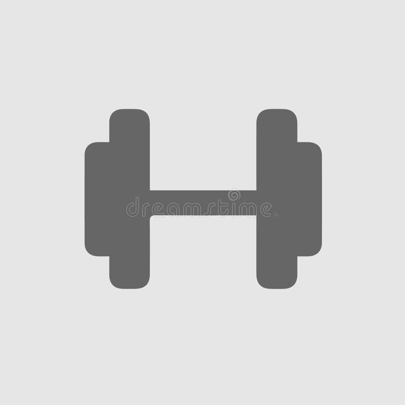 Dumbbell icon. stock vector. Illustration of heavy, dumbbell - 170393597
