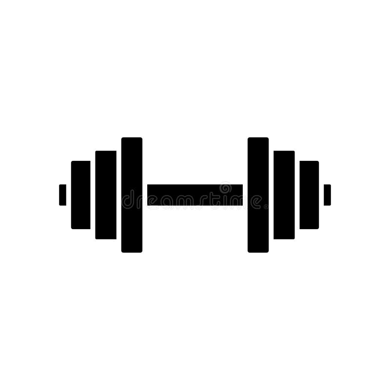 Dumbbell Icon Vector Design Templates Simple and Modern Stock Vector ...
