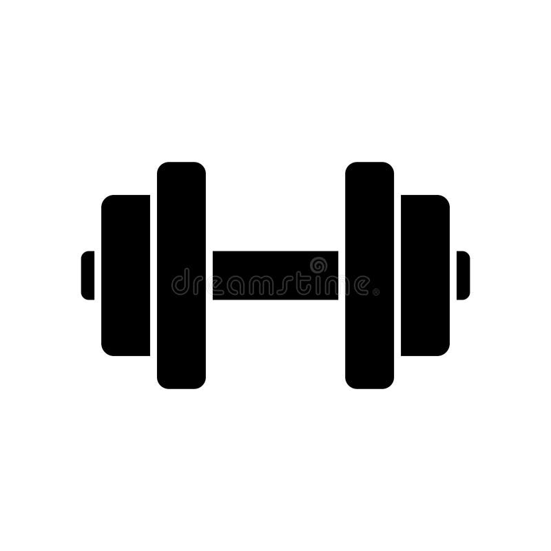 Dumbbell Icon Vector Design Templates Simple and Modern Stock Vector ...