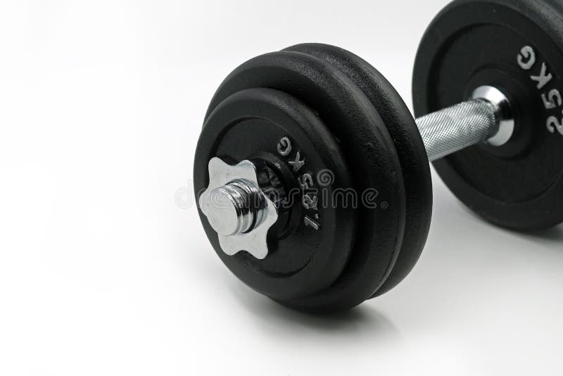 Dumbbell isolated on white stock photo. Image of closeup - 110394884 Dumbbell isolated on white stock photo. Image of closeup - 110394884
