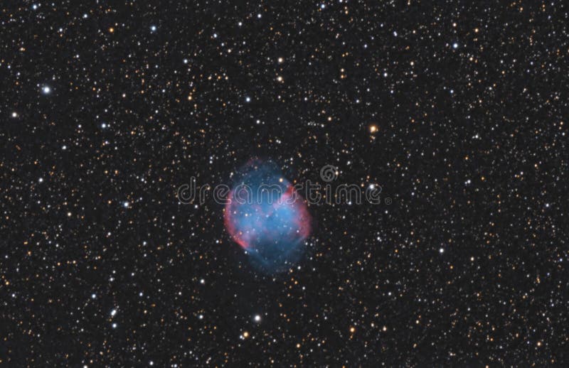 The Dumbbell Nebula Apple Core Nebula, Messier 27 in the Constellation ...