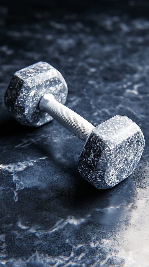 The Dumbbell, Set on Marble, Reflects the Solid Finish and Sturdy ...