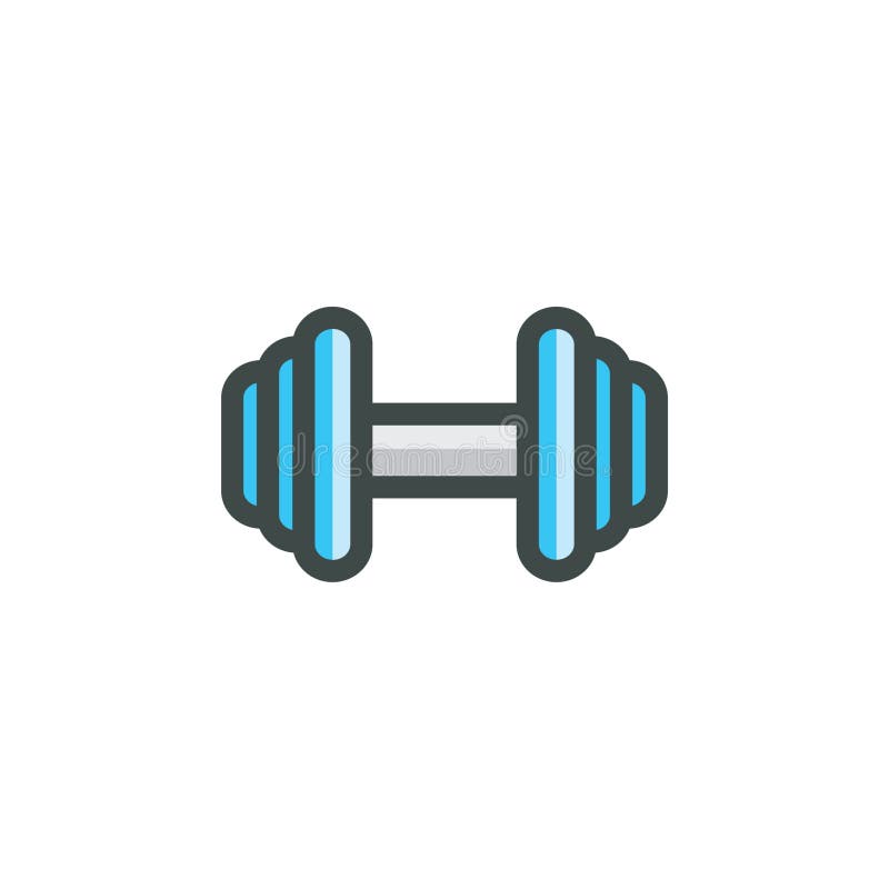 Dumbbell. Vector Illustration Decorative Design Stock Vector ...
