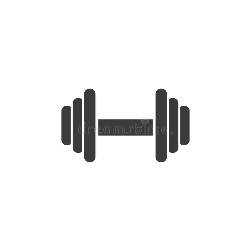 Dumbbell. Vector Illustration Decorative Design Stock Vector ...