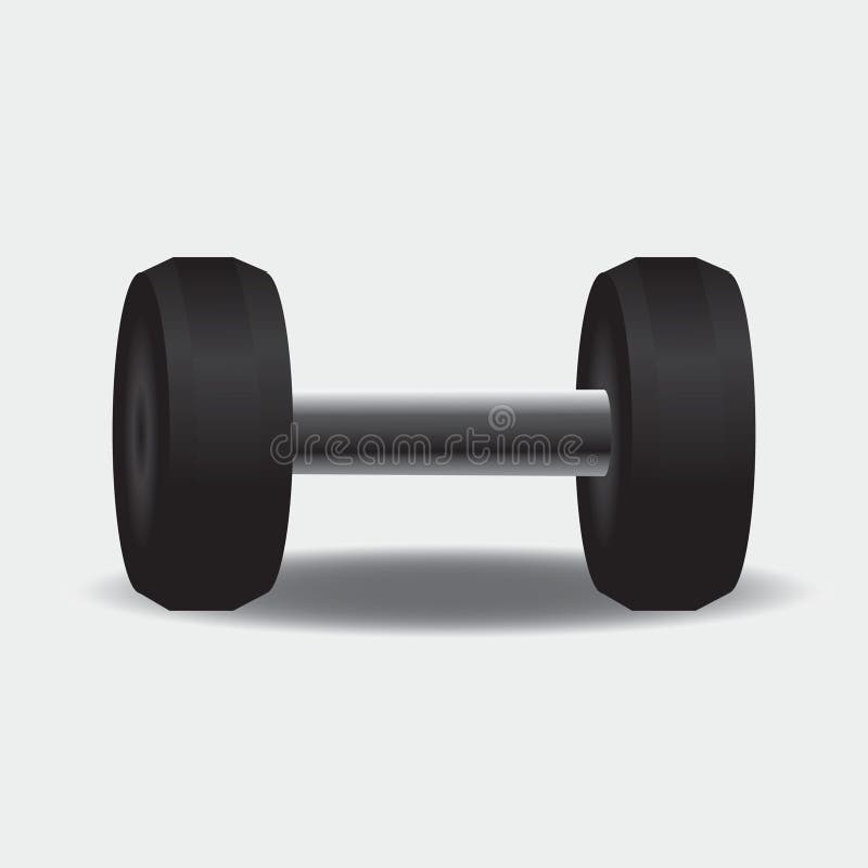 Dumbbell. Vector Illustration Decorative Design Stock Vector ...