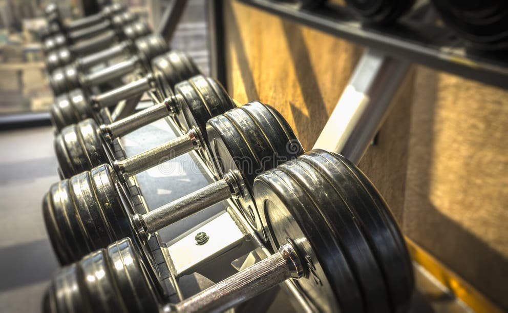 Dumbbell stock photo. Image of modern, lift, contemporary - 59126448