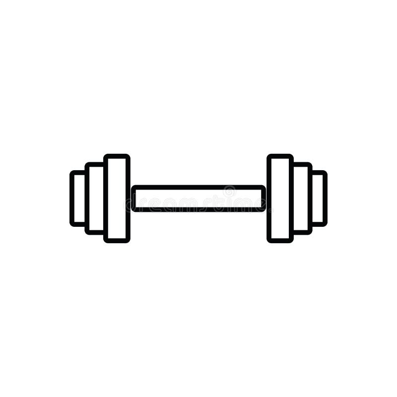 Dumbbell Weights Outline Stock Illustrations – 691 Dumbbell Weights ...