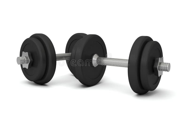 Men Weightlifting Dumbbells Fitness Sport Seamless Vector Border. Hand ...