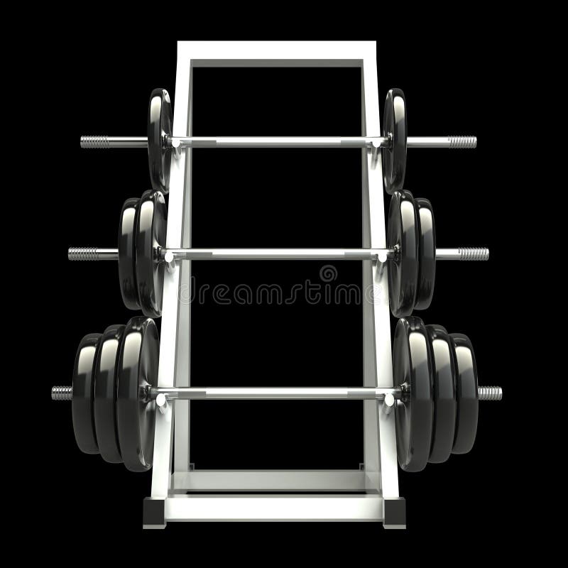 Dumbbells Rack Storing Vultures 3d Stock Illustrations – 3 Dumbbells ...