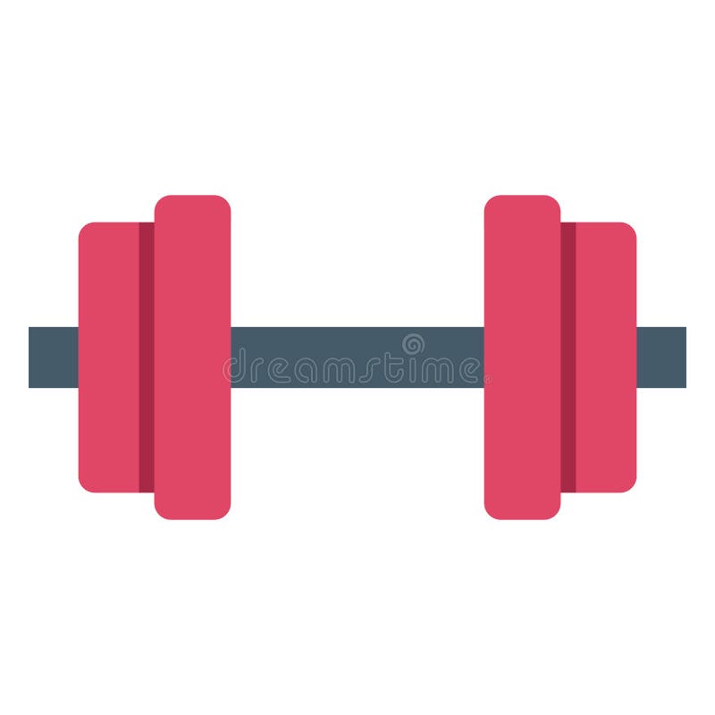 Dumbell, Exercise Color Vector Icon Which Can Easily Modify or Edit ...