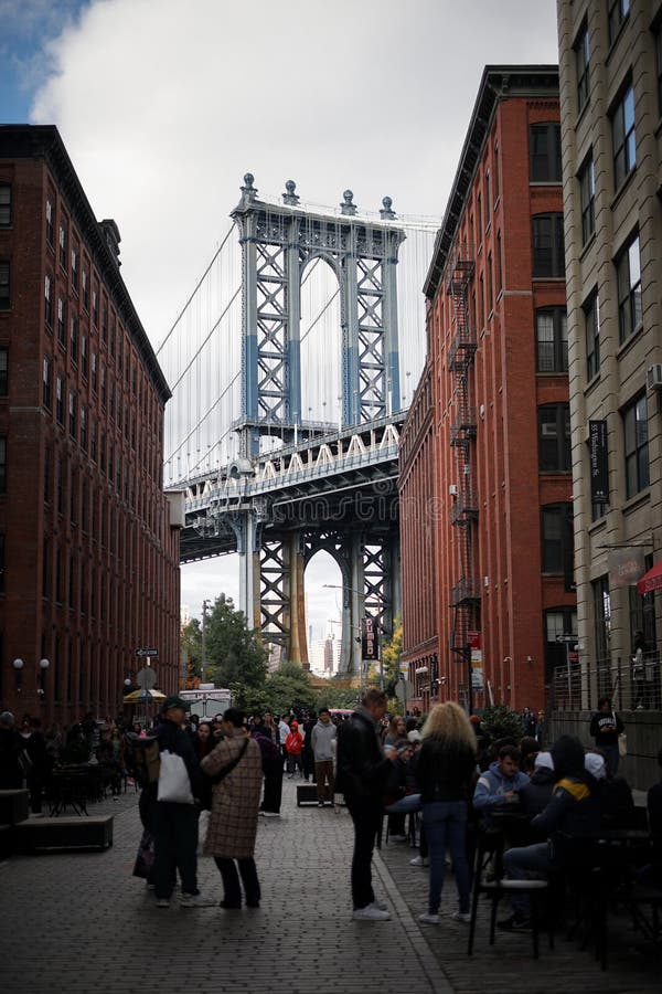 Dumbo Manhattan Bridge editorial image. Image of dumbo - 301805910