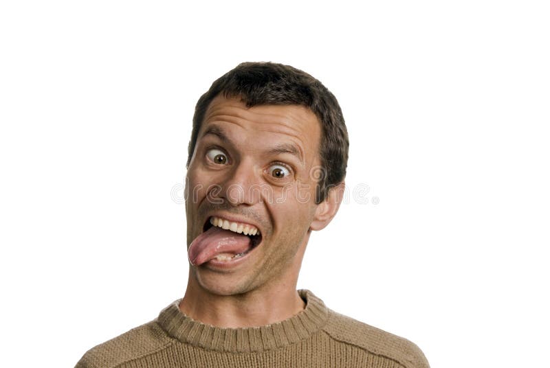 Dumm stockbild. Bild von erschrocken, gesicht, augen, lustig - 3918653