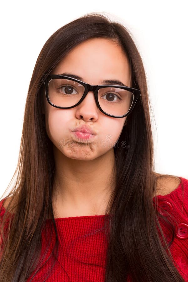 Dumme Frau stockbild. Bild von haar, unterschiedlich - 36005921