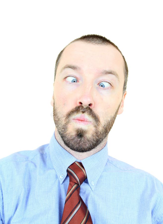 Dummer Mann stockfoto. Bild von büro, kerl, urkomisch - 19596346