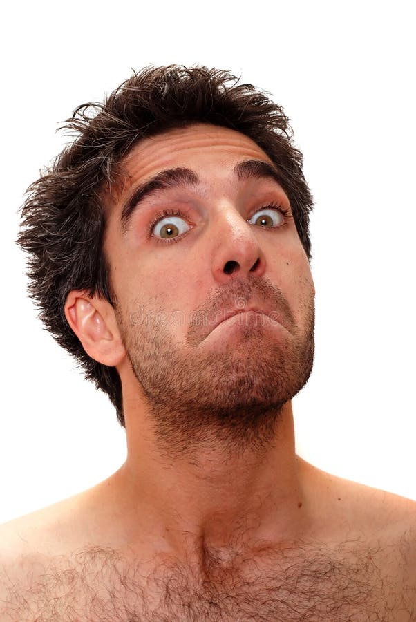 Dummer Mann stockbild. Bild von porträt, kerl, gefühl - 8930331