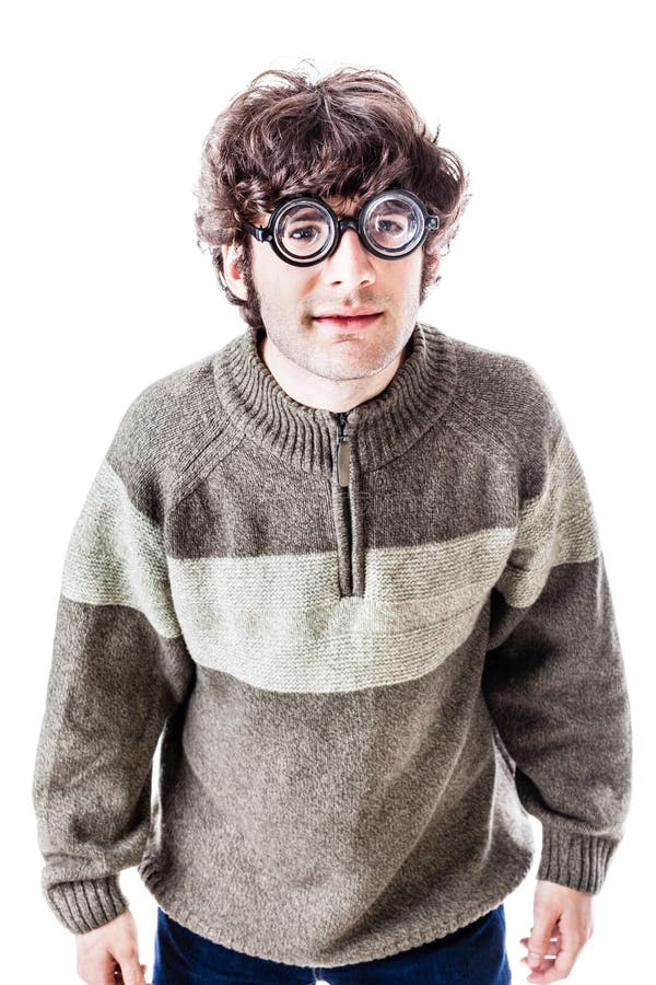Dummer Student stockfoto. Bild von dioptrien, gläser - 32880980