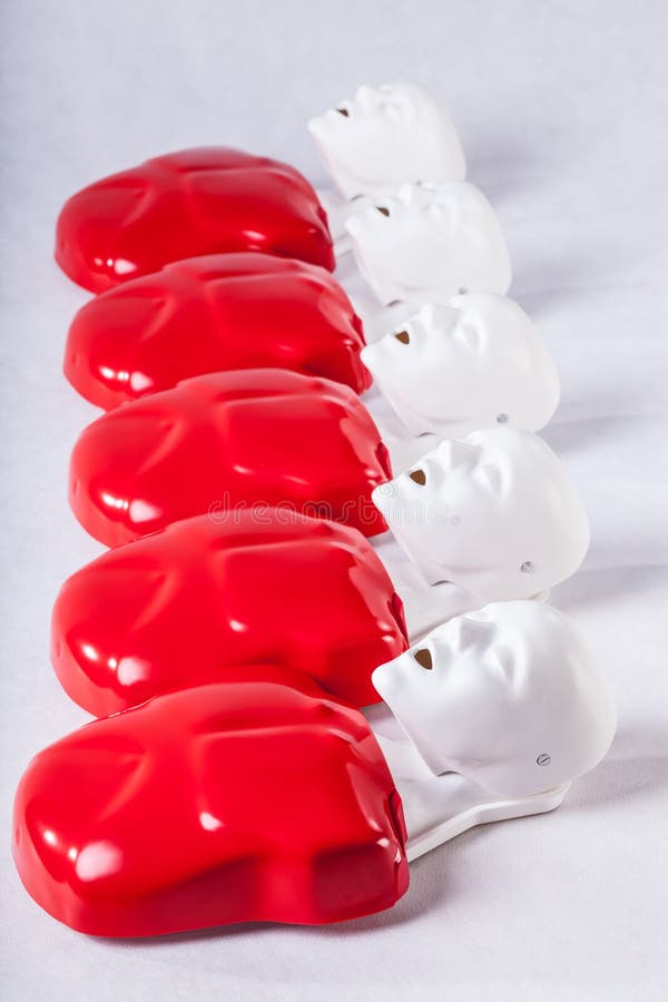 Dummies Using during First Aid Exercise Stock Photo - Image of ...