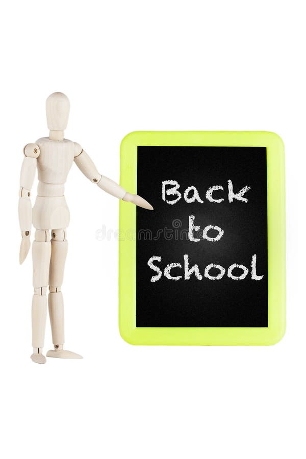 Dummy and Chalkboard stock image. Image of education - 24351391