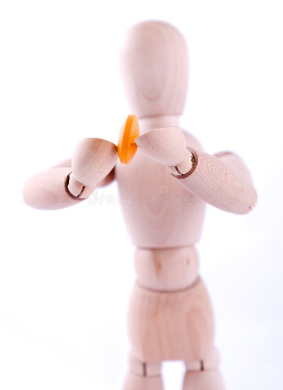 Dummy doctor with tablet stock photo. Image of doctor - 7261372