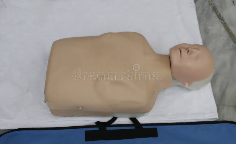 Dummy for First aid CPR stock photo. Image of procedure - 115093600