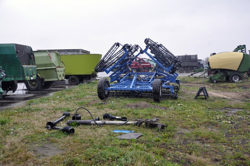 A Dump of Agricultural Machinery, Components and Assemblies in the ...