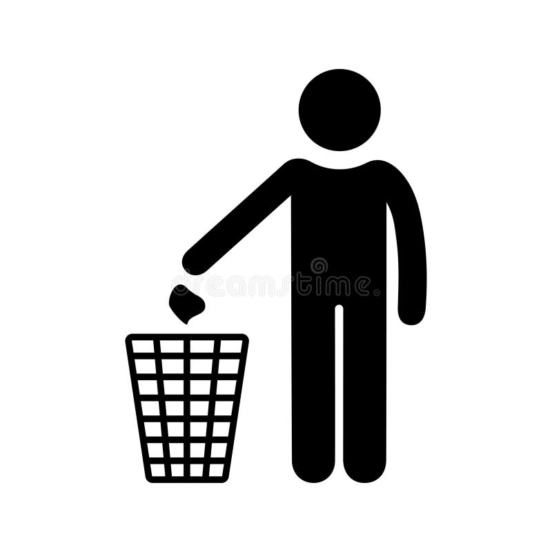 Dump, Dustbin, Garbage Icon Stock Illustration - Illustration of ...