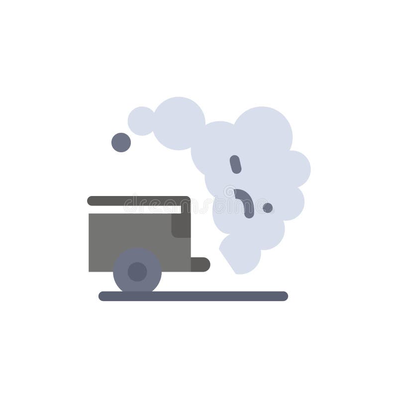 Dump, Environment, Garbage, Pollution Flat Color Icon. Vector Icon ...