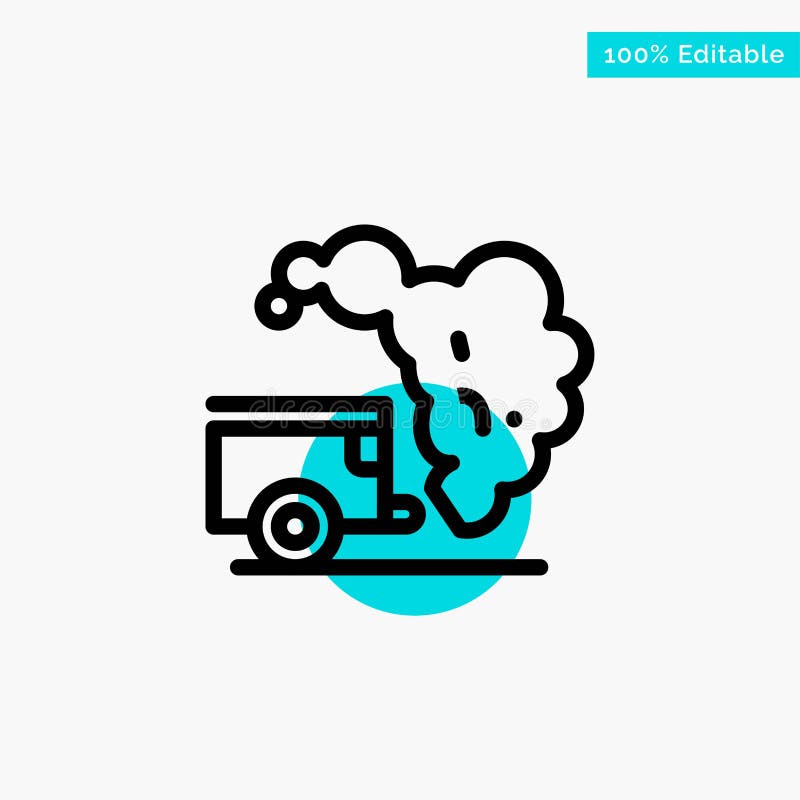 Dump, Environment, Garbage, Pollution Icons. Flat and Line Filled Icon ...