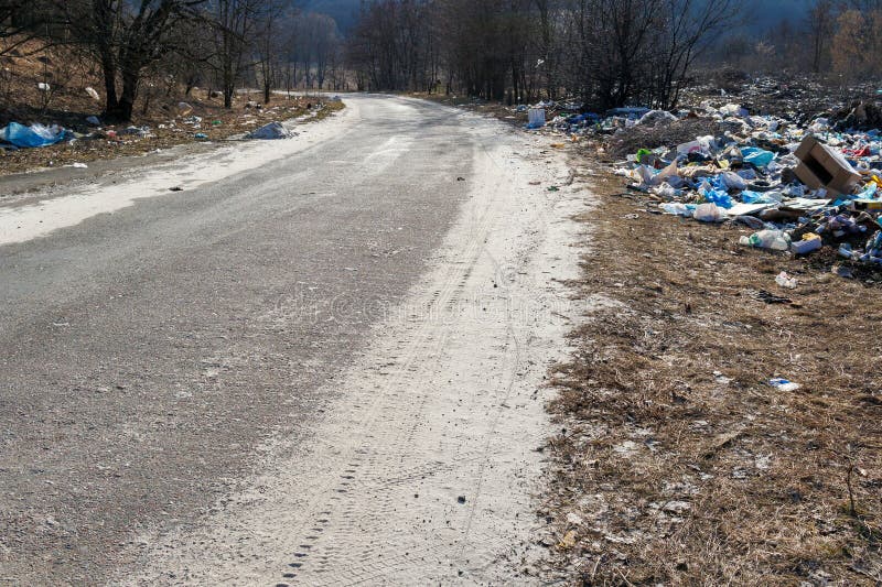 A Dump of Garbage Left on the Side of the Road To Understand the ...