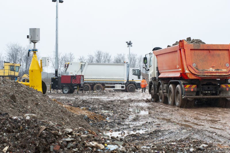Dump municipal waste. stock photo. Image of ecology - 374937658