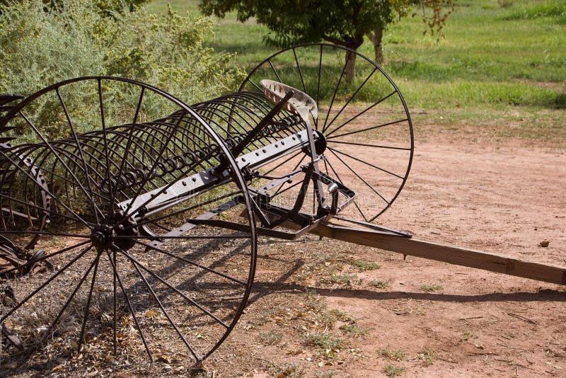 Dump rake stock photo. Image of horse, husbandry, cultivation - 8056228