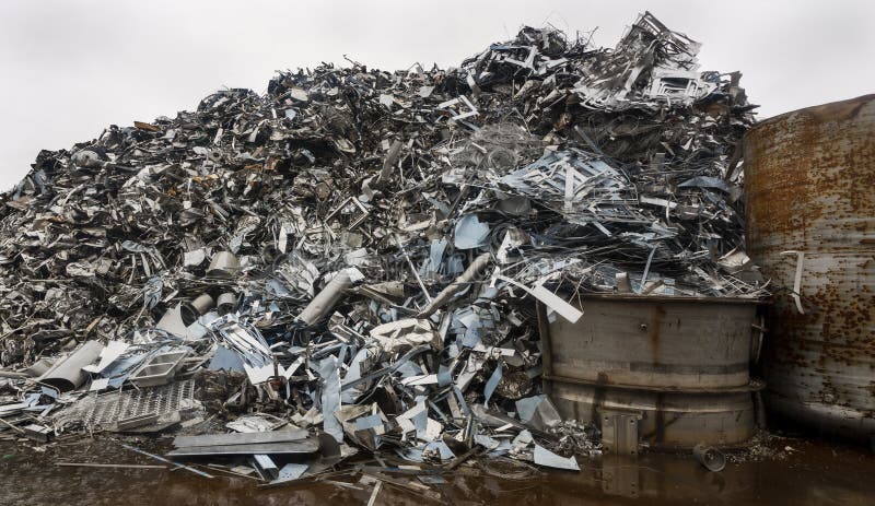 Dump of steel materials stock image. Image of metal - 103089085