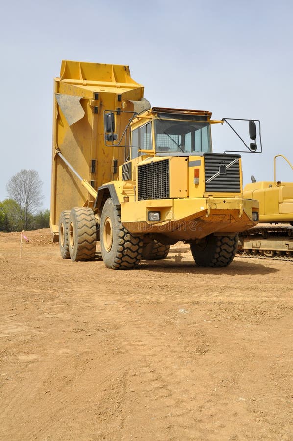 Dump truck stock image. Image of industrial, machine - 24424119