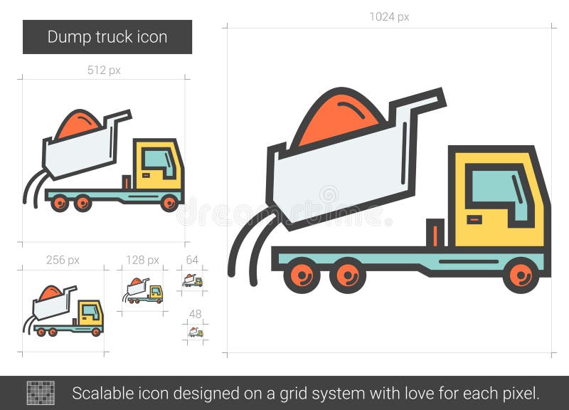Truck Unload Icon Stock Illustrations – 309 Truck Unload Icon Stock ...