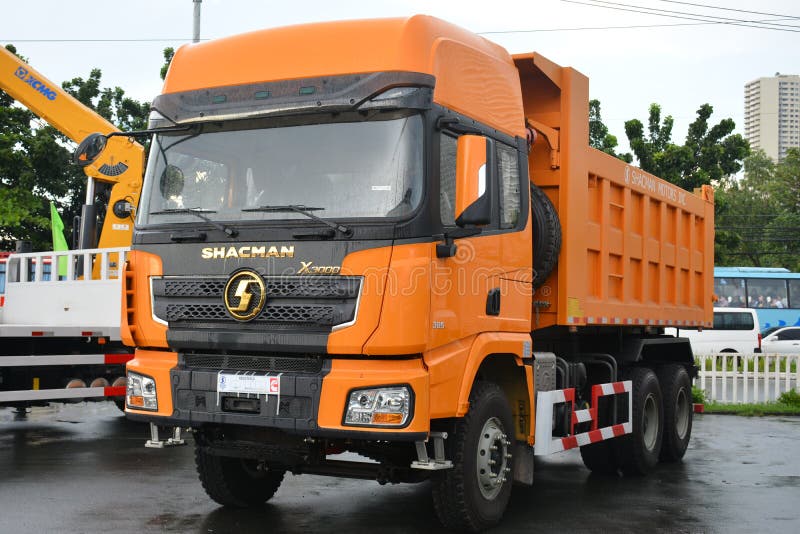 Dump Truck at Philconstruct in Pasay, Philippines Editorial Stock Photo ...