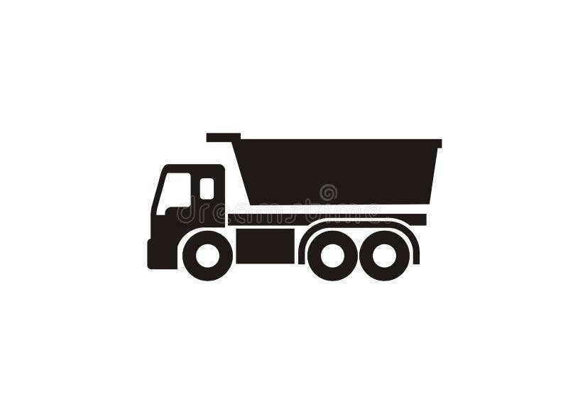 Dump Truck Black White Stock Illustrations – 3,188 Dump Truck Black ...