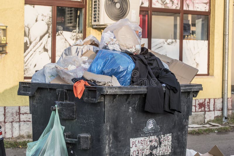 They dumped garbage 1 stock image. Image of pyramid - 212771315