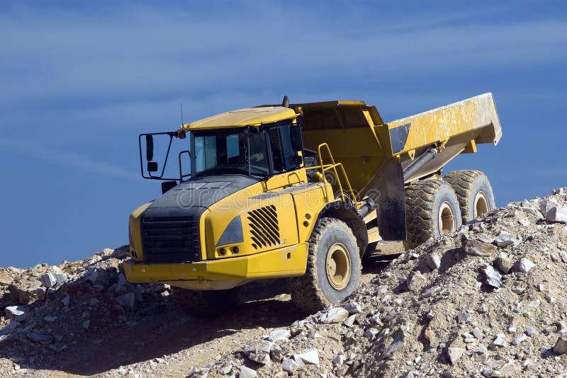 Dumper stock image. Image of destruction, gravel, diesel - 5373085