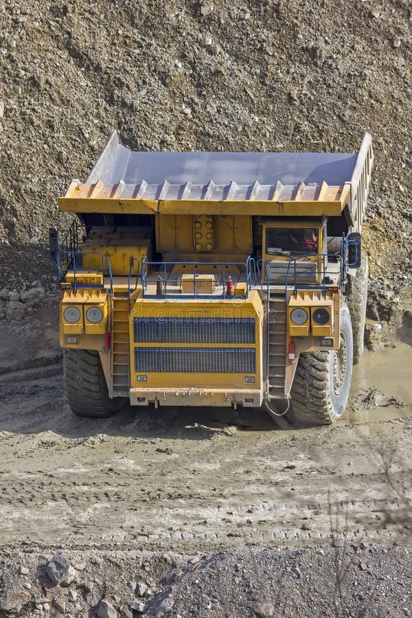 Dumper in open pit stock photo. Image of dumper, carbon - 53573198