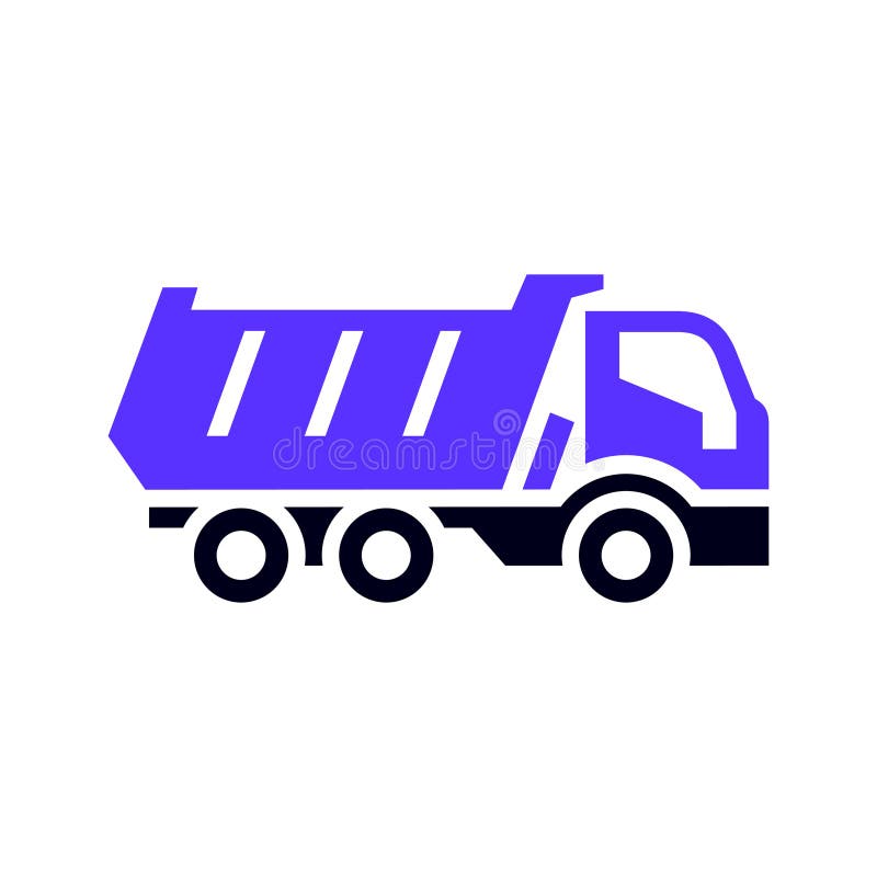 Transport Flat Icon, Square Shape Stock Vector - Illustration of ...