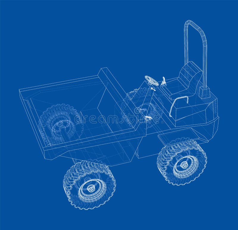 Dumper Truck. Vector stock vector. Illustration of transport - 219220044